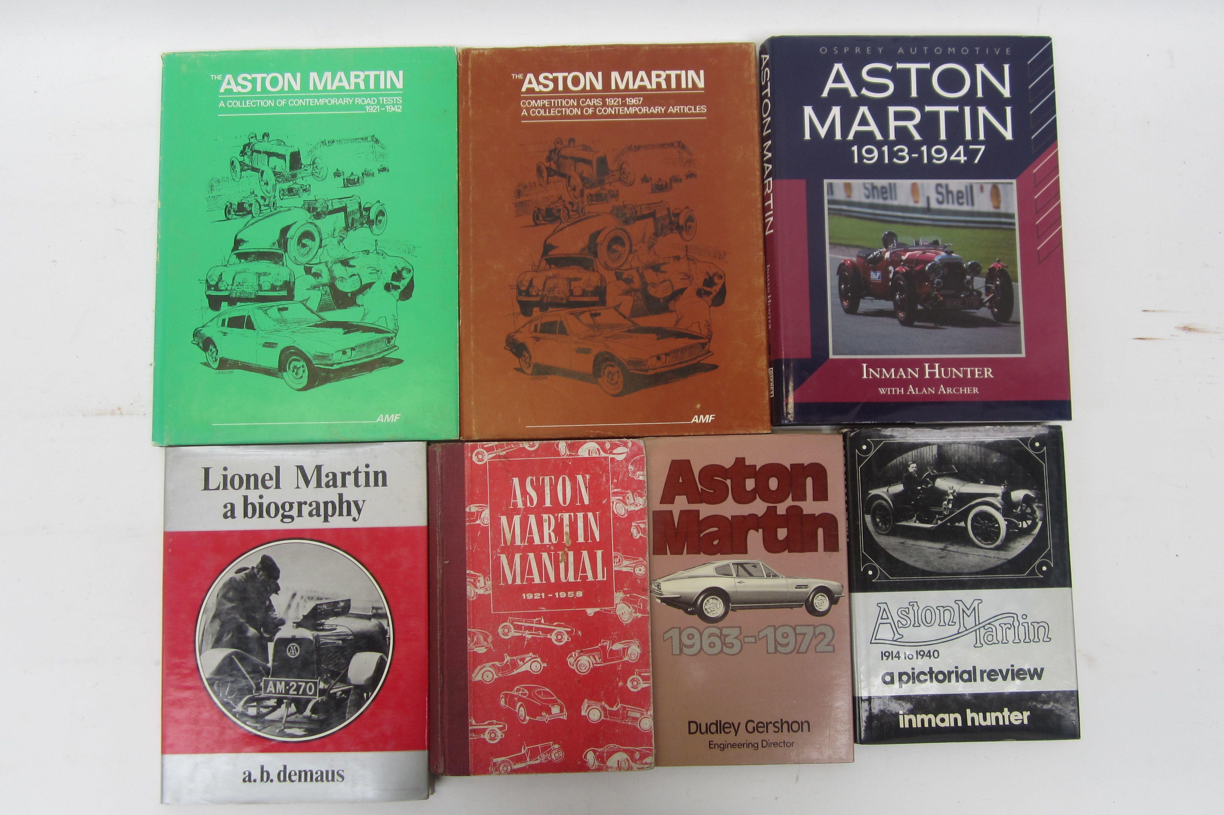Bonhams Cars : Seven Aston Martin books,