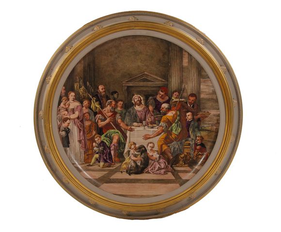 Bonhams : A large and impressive Wedgwood plaque painted by Emile ...