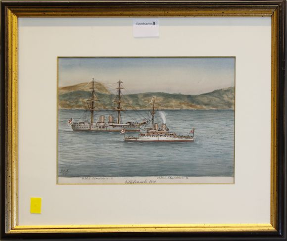 Bonhams : J*** S*** M***, 19th Century Spit head 1886; Villefranche ...