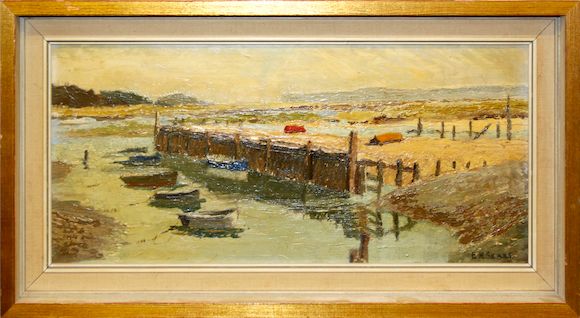 Bonhams : E.M. Sears Moored rowing boats