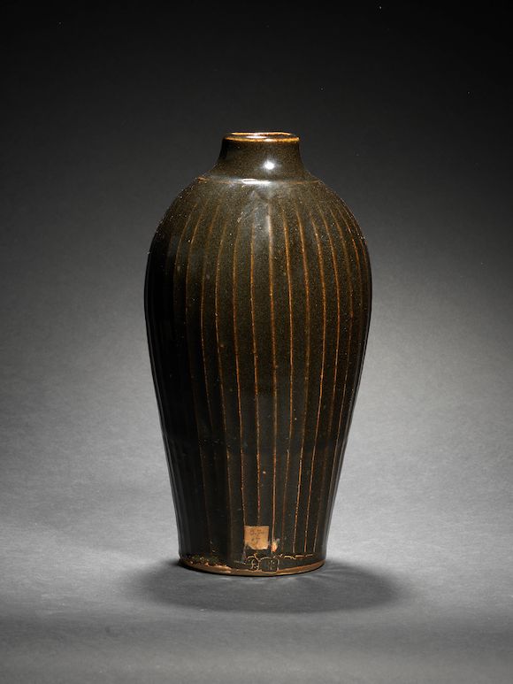 Bonhams : Bernard Leach (British, 1887-1979) Stoneware vase, circa 1950 ...