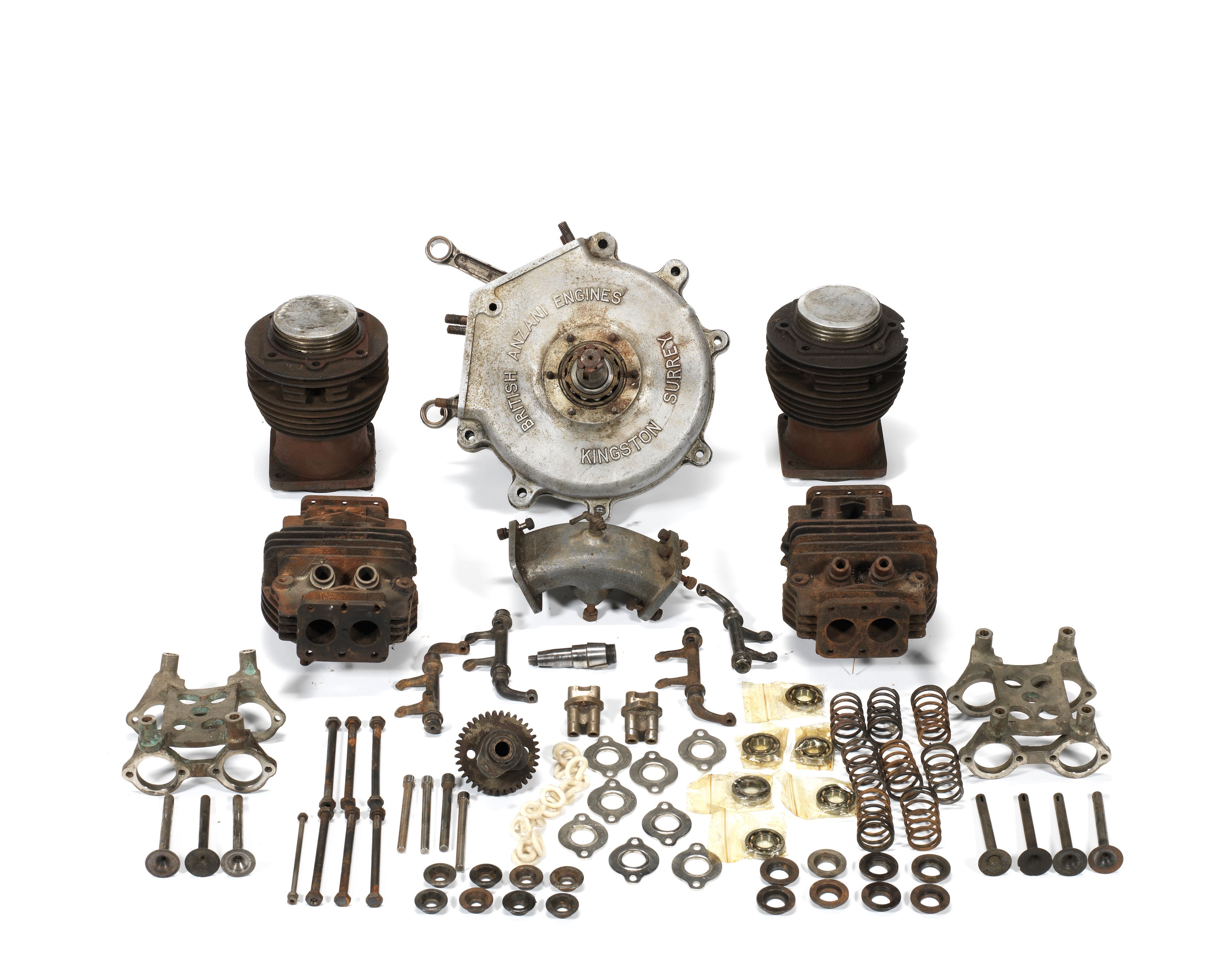 Bonhams Cars : An early 1920s British Anzani OHV 8-valve 1000cc V-Twin ...
