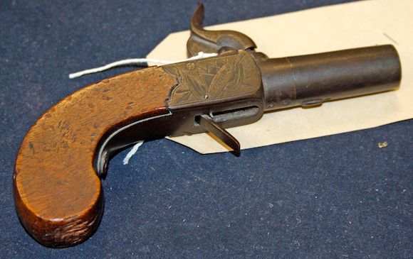 Bonhams : A Percussion Boxlock Pocket Pistol