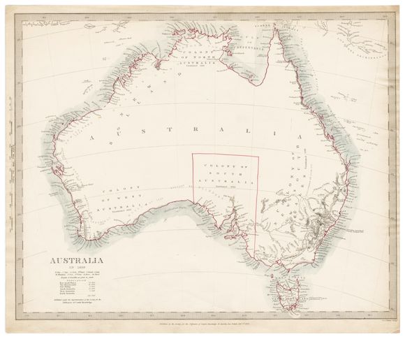 Bonhams : AUSTRALIA RAPKIN (J.) Australia, 1851; and 11 other maps of ...
