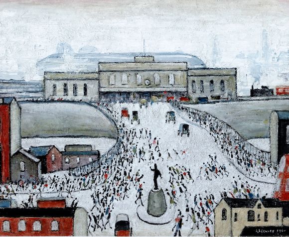 Bonhams : Laurence Stephen Lowry R.A. (British, 1887-1976) 'Station ...