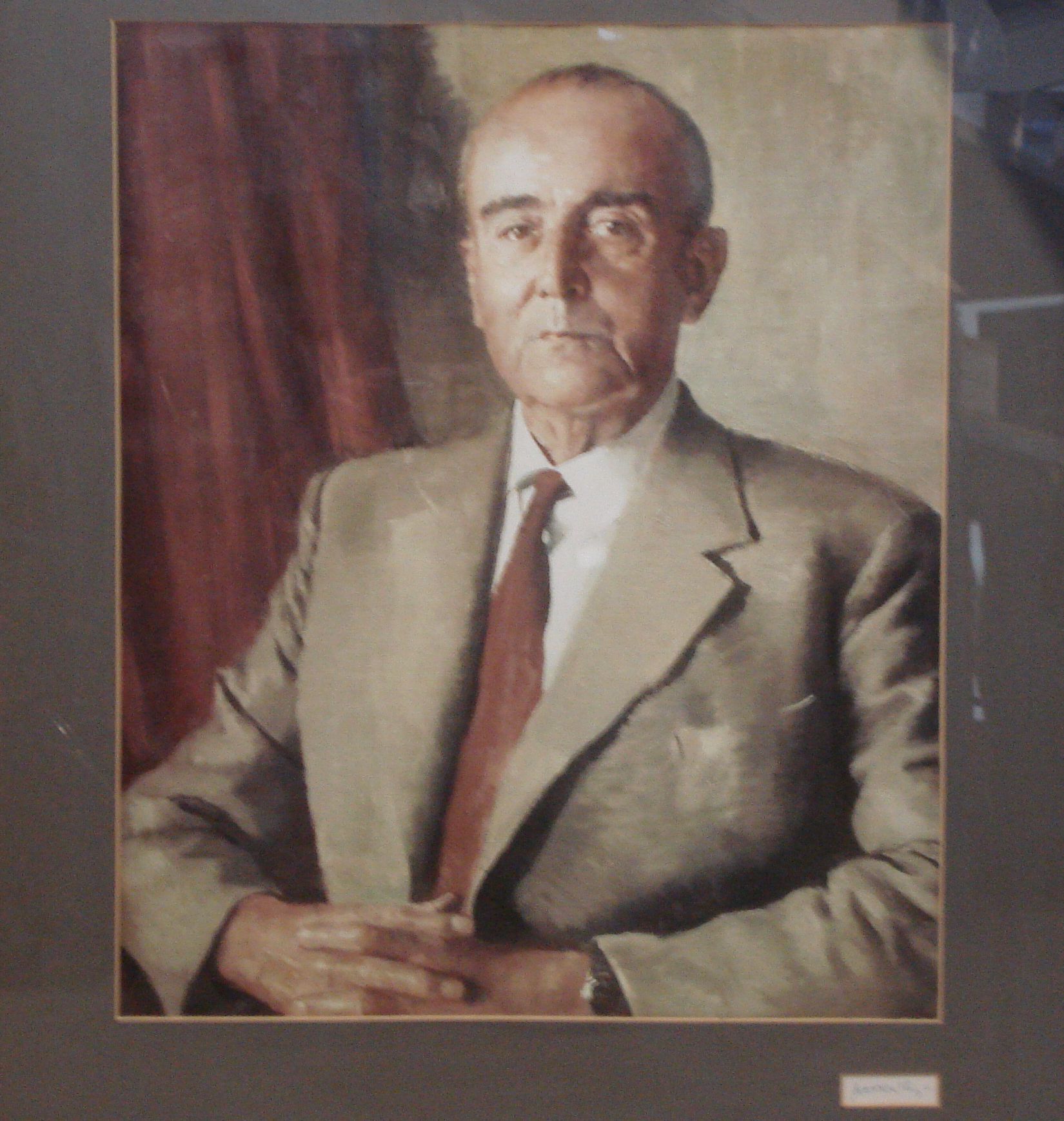 Bonhams Cars : A portrait photographic print of W O Bentley, with ...