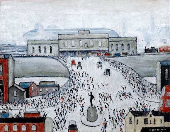 Bonhams : Laurence Stephen Lowry R.A. (British, 1887-1976) 'Station ...