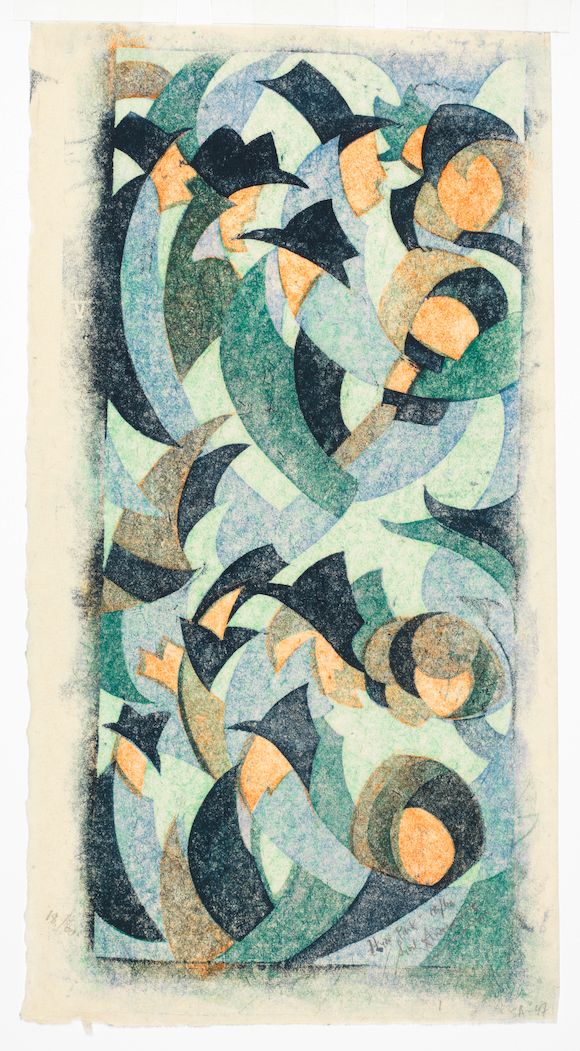 Bonhams : Sybil Andrews, CPE (British/Canadian, 1898-1993) Hyde Park ...