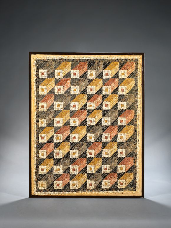 Bonhams : A Roman geometric mosaic panel