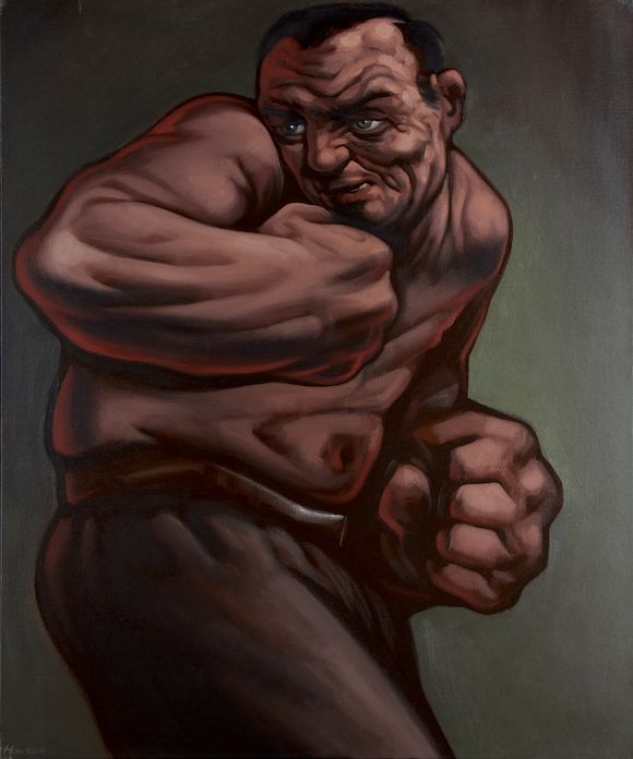 Bonhams : Peter Howson (British, born 1958) The Boxer II