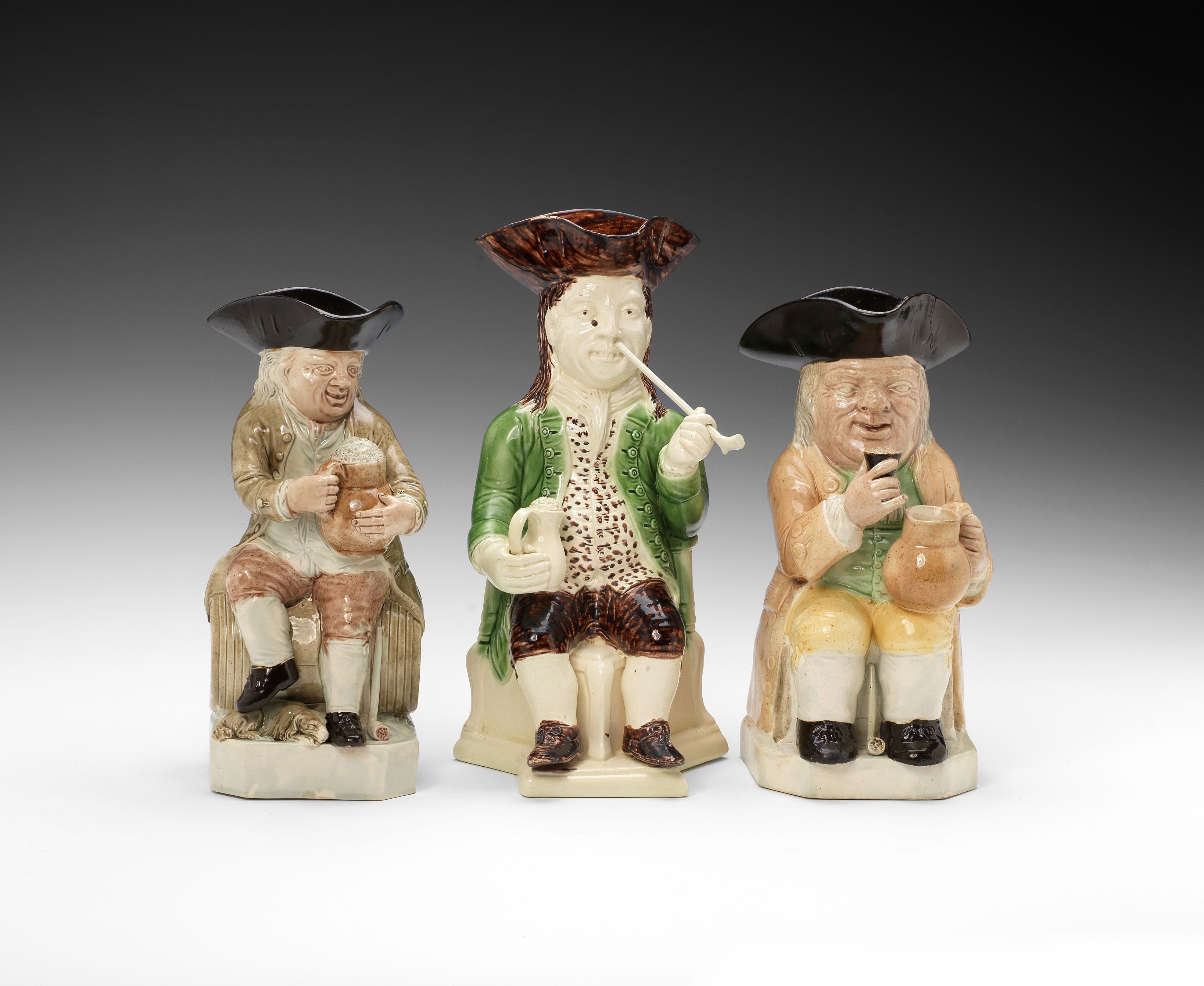 Bonhams : A rare Wood-type Squire Toby jug, circa 1785-95