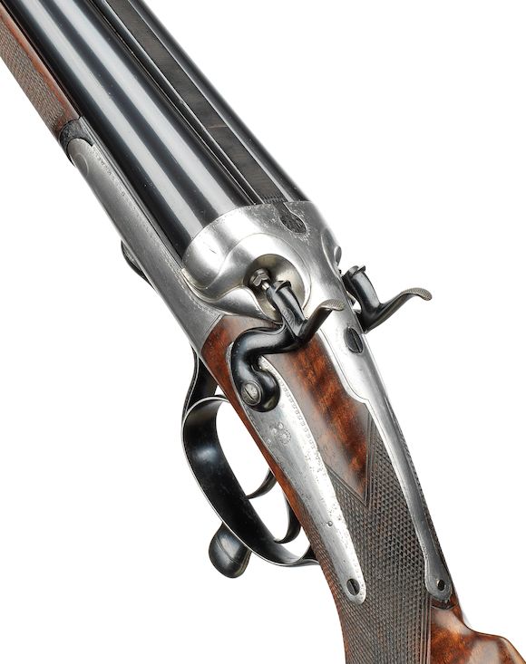 Bonhams : An 8-bore (3¼in) hammer wild-fowling gun by J. & W. Tolley ...