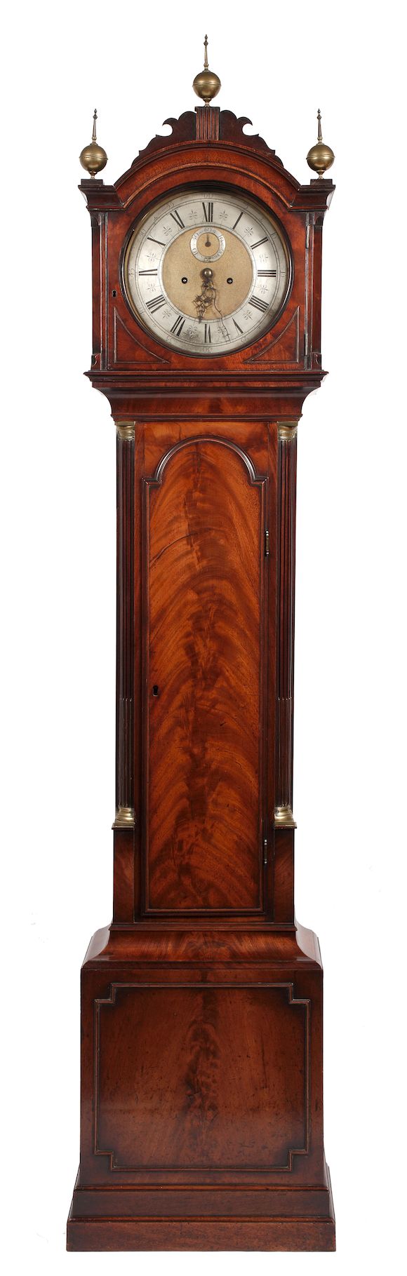 Bonhams : A Regency mahogany longcase clock, the dial signed Thomas ...