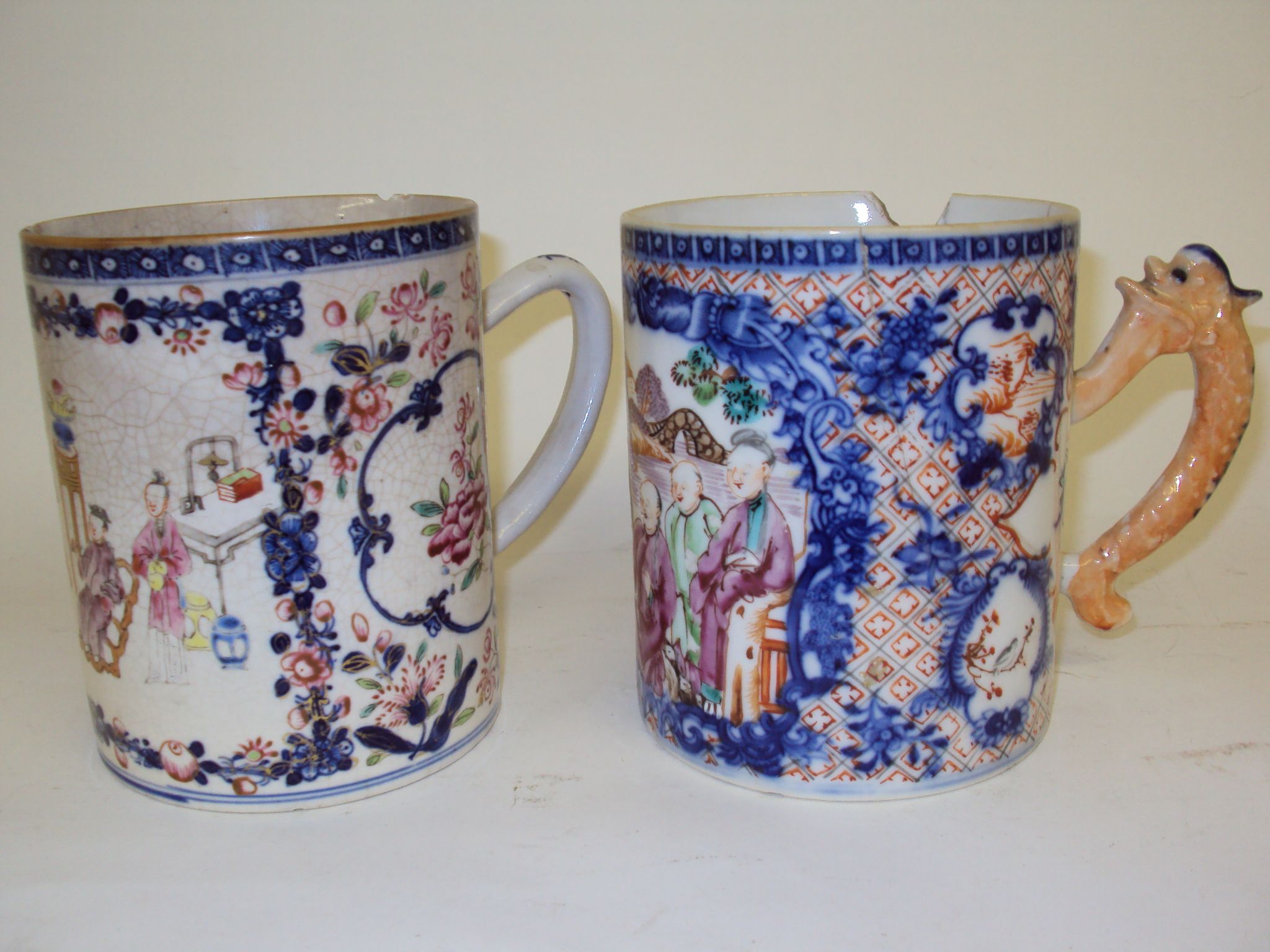 Bonhams : Two Chinese mugs, late 19th century