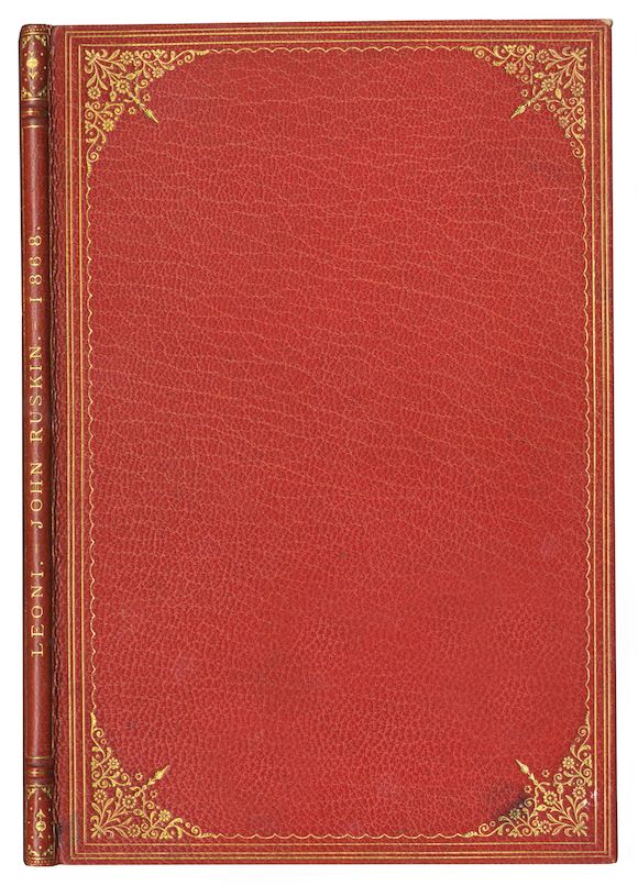 Bonhams : RUSKIN (JOHN) Leoni; a Legend of Italy, [c.1890]