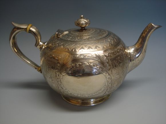 Bonhams : A Victorian Scottish teapot stamped 'Mackay Cunningham & Co ...
