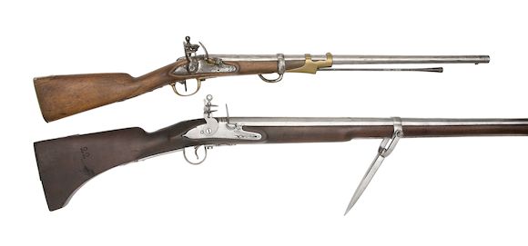 Bonhams : A French 1777 Model Flintlock Musketoon