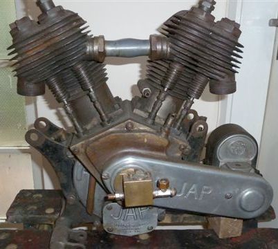 Bonhams Cars : A 1927 JAP V-Twin 680cc side-valve engine,