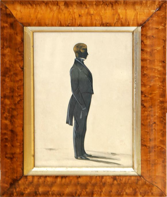 Bonhams : W.H. Beaumont (British, active 1833-1850) A silhouette of a ...