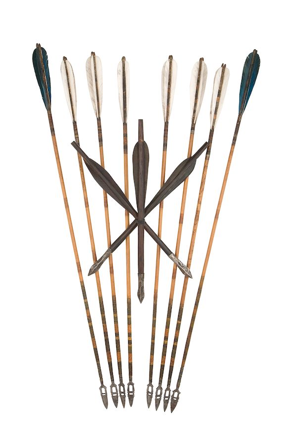 Bonhams : Ten Indian Arrows