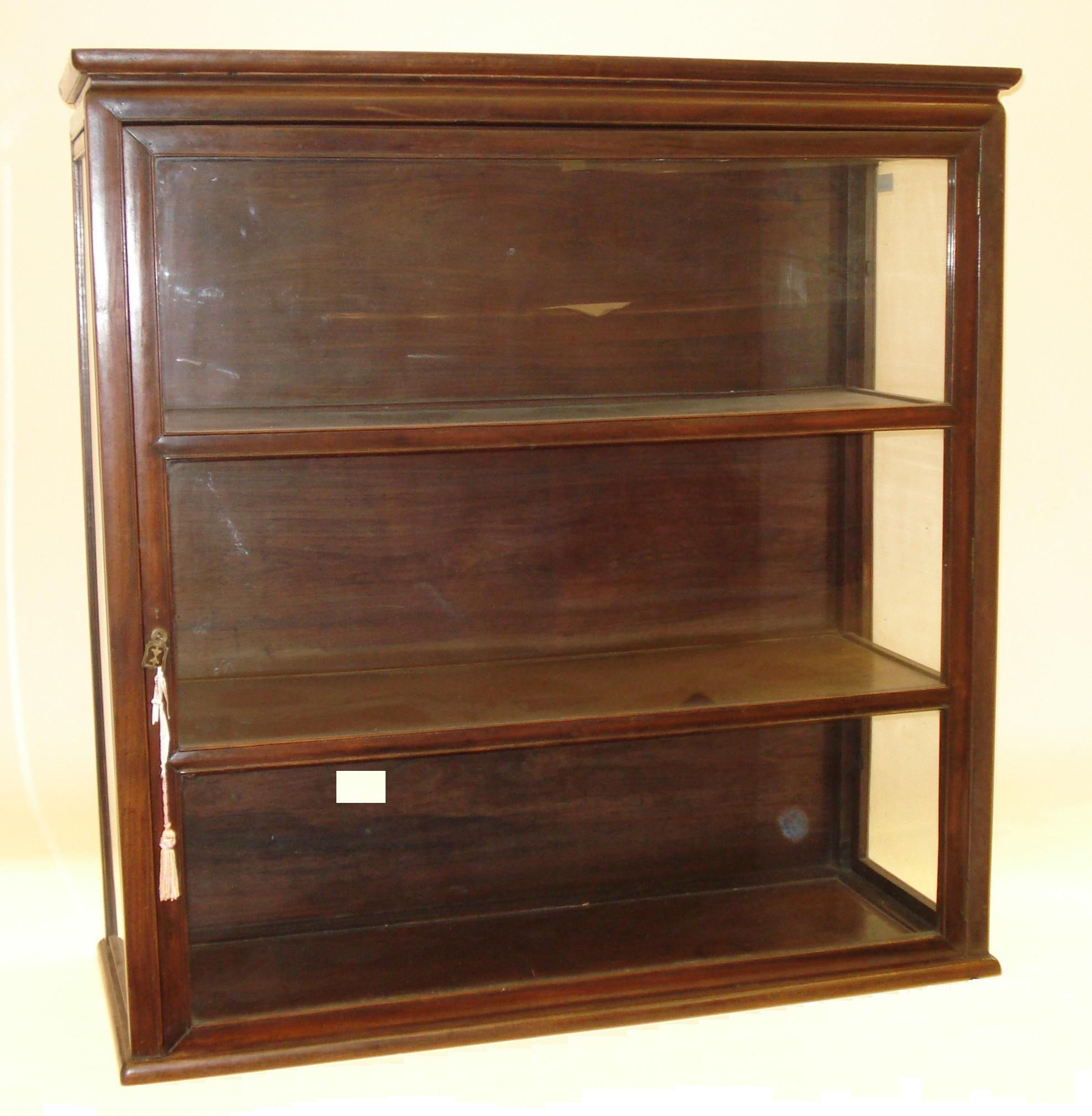 Bonhams : A hardwood display cabinet Circa 1900
