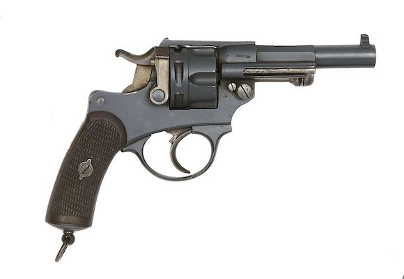 Bonhams : A French 11MM 1874 Model Six-Shot Centre-Fire Military Revolver