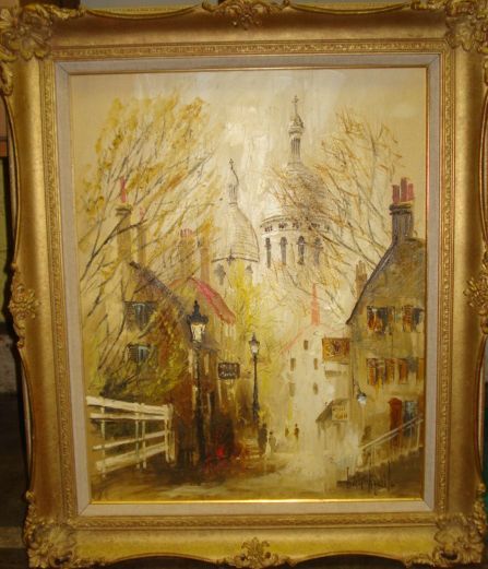 Bonhams : Ben Maile, British (20th century) A View of Paris signed, oil ...