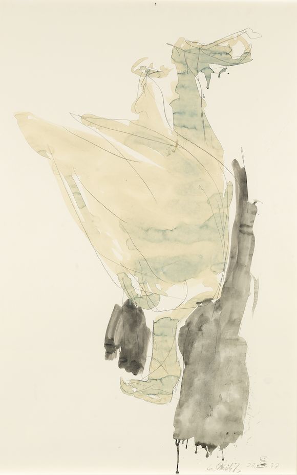 Bonhams : Georg Baselitz (b. 1938) Adler 1977 signed and dated 28 VI 77 ...
