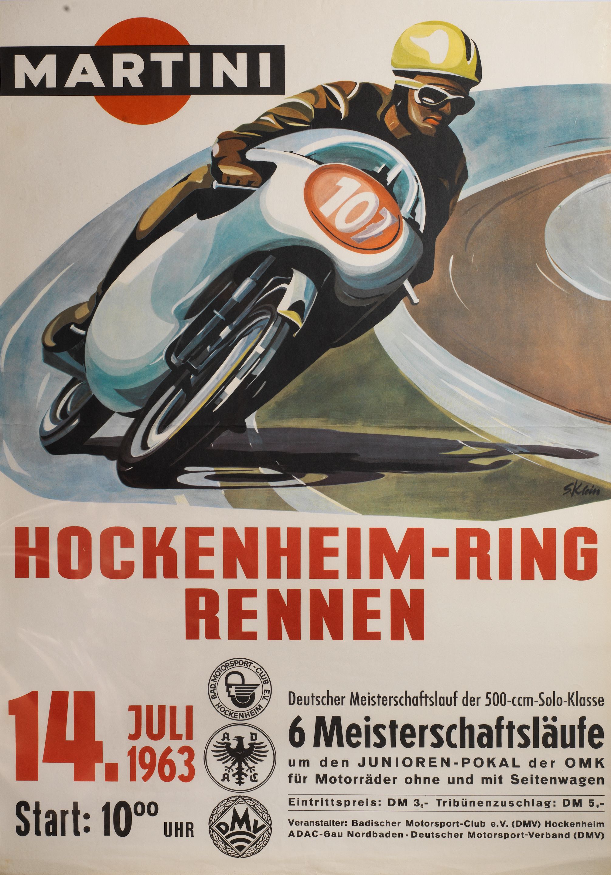 Bonhams Cars : A 1963 ADAC/DMV 'Hockenheim-Ring Rennen' motorcycle race ...