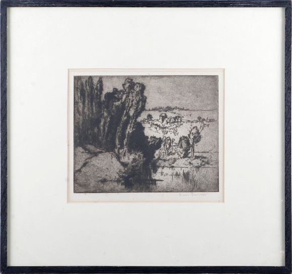 Bonhams : Sir Frank Brangwyn, R.A. (British, 1867-1956) The River Lot