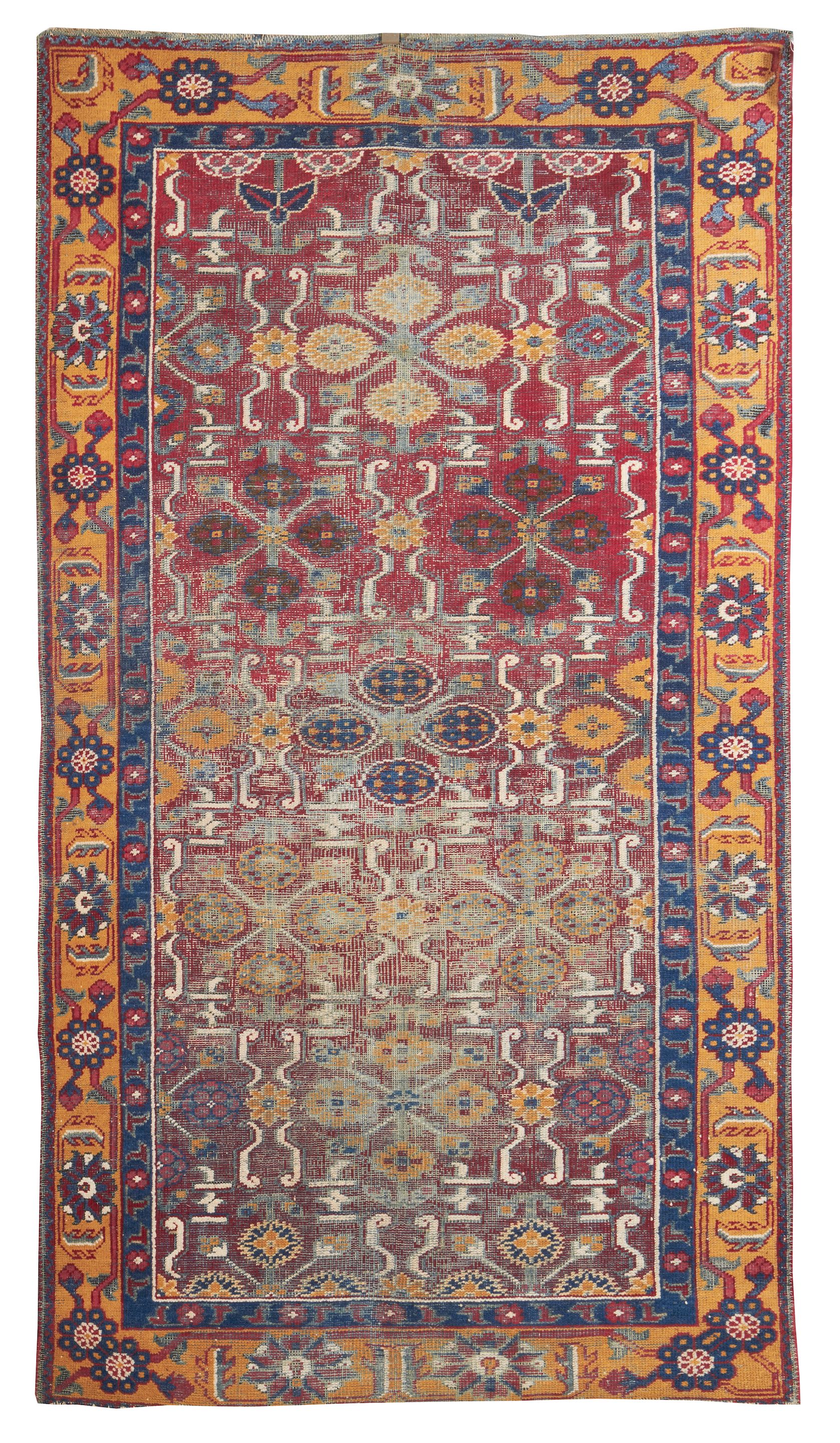 Bonhams : A Deccani rug, Central India, 18th century, 8 ft 1 in x 4 ft ...