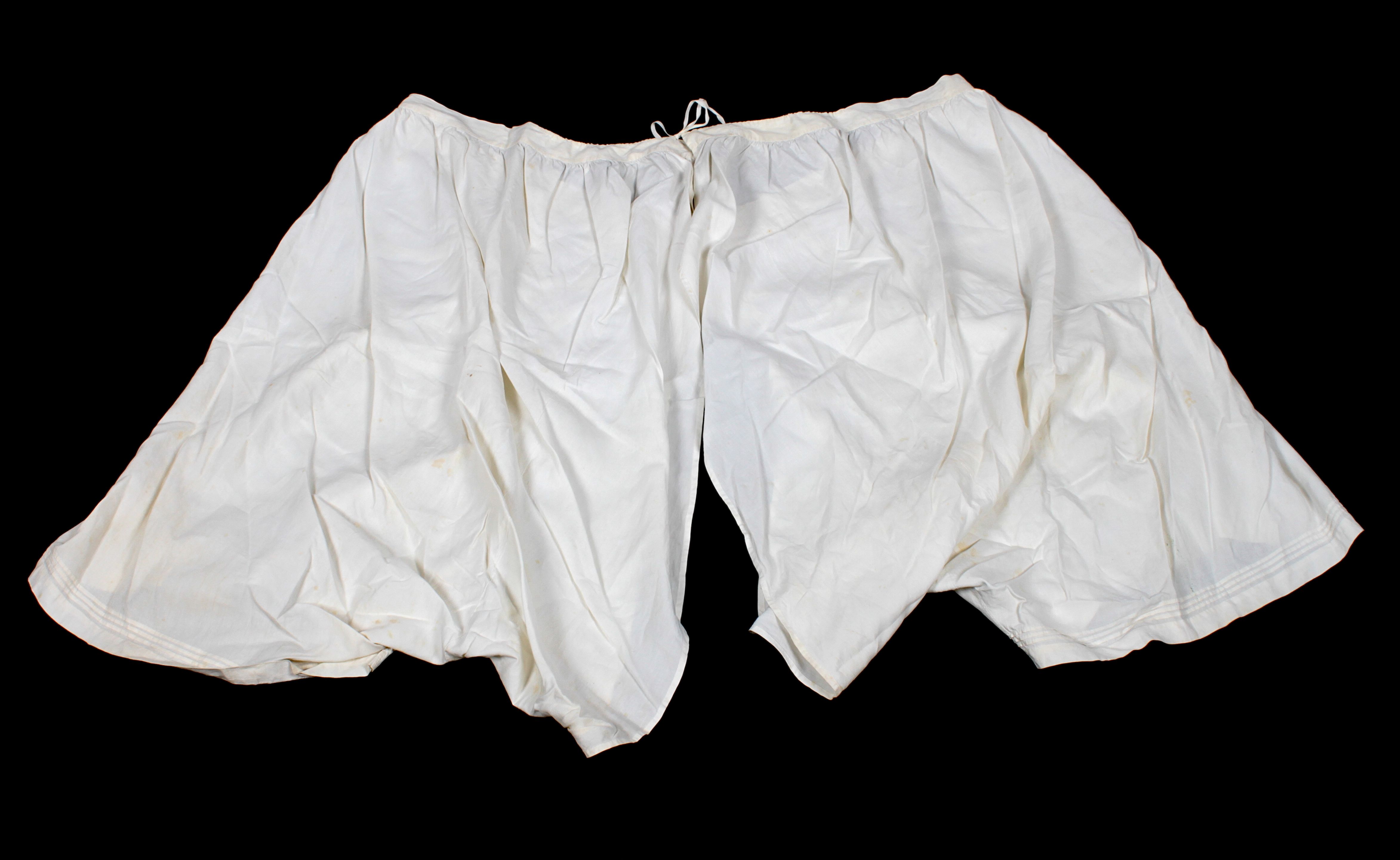 Bonhams : Queen Victoria's fine linen chemise and pair of split drawers ...