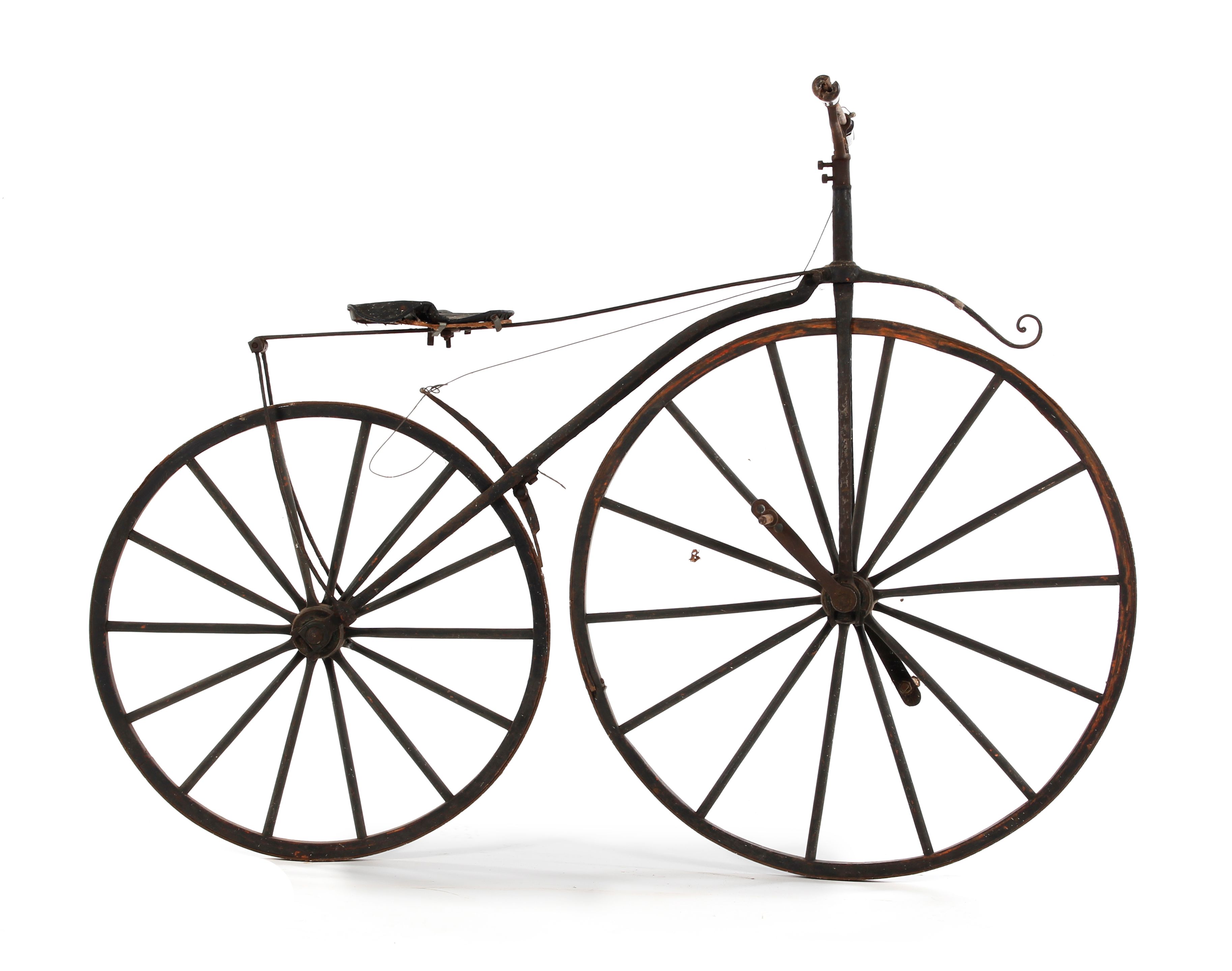 Bonhams Cars : A Velocipede bicycle in the style of Michaux, circa 1860,