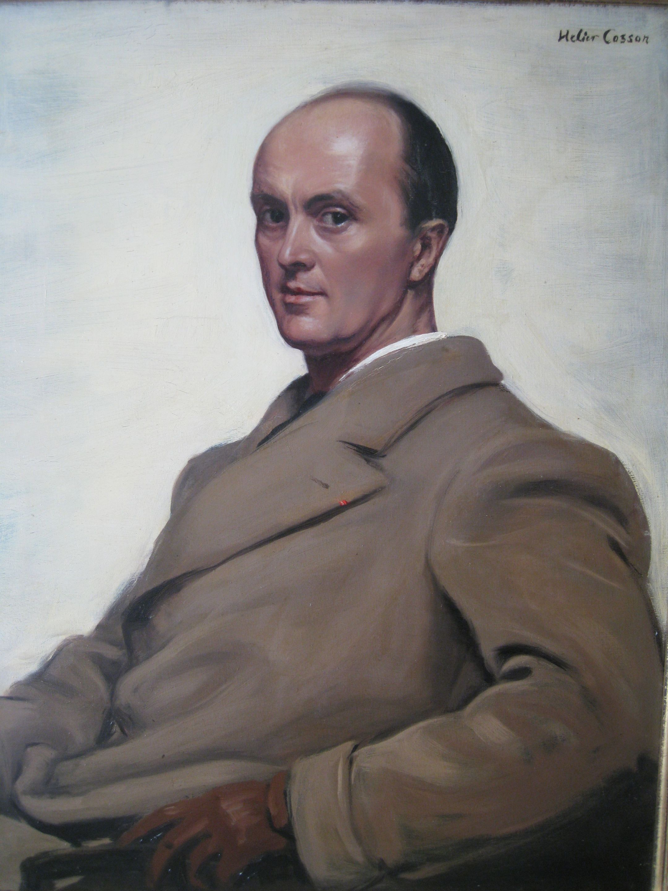 Bonhams Cars : 'Louis Chiron' by Helier Cosson (1897-1976),