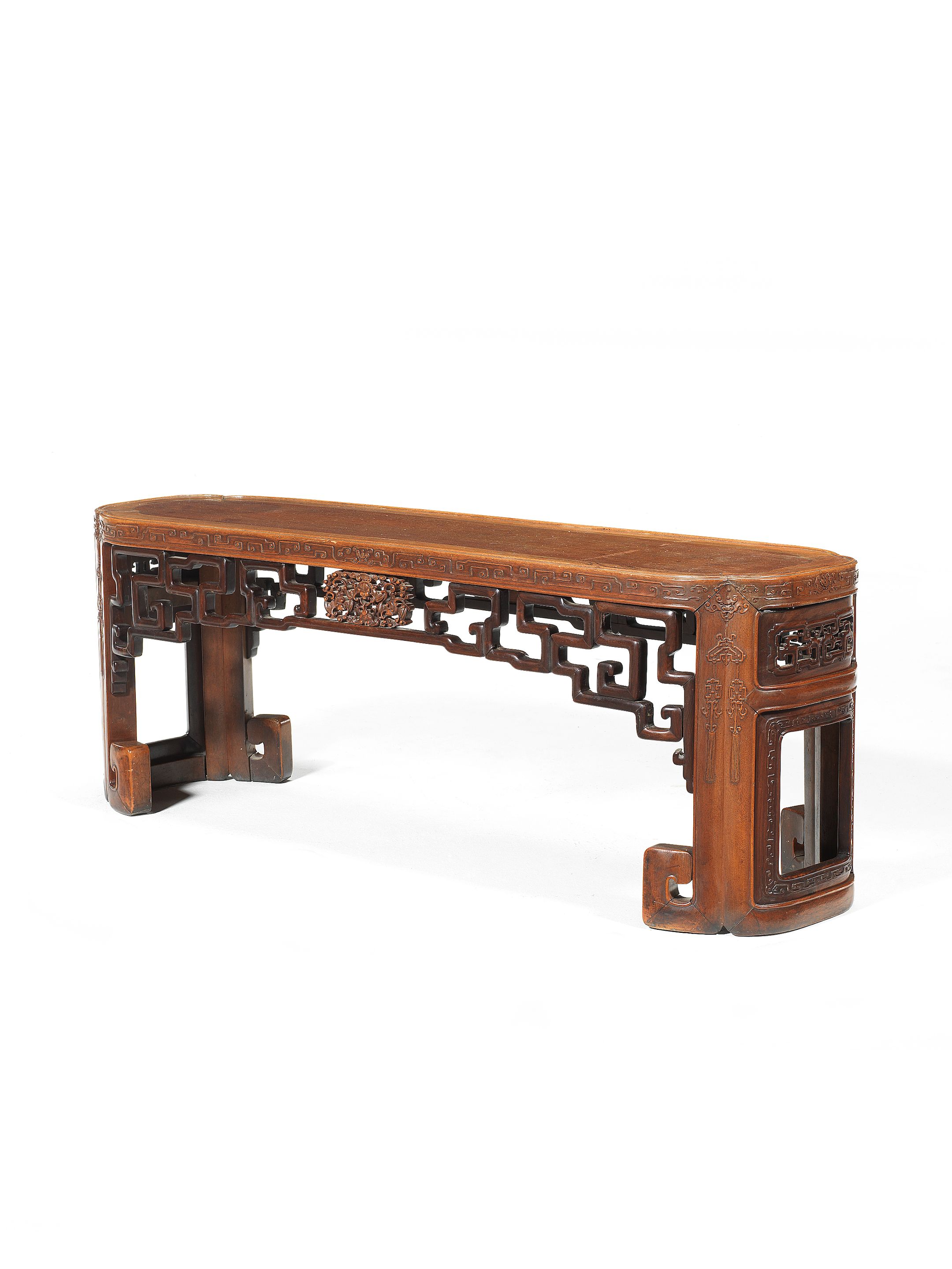 Bonhams : A hardwood four-lobed low table 18th/19th century