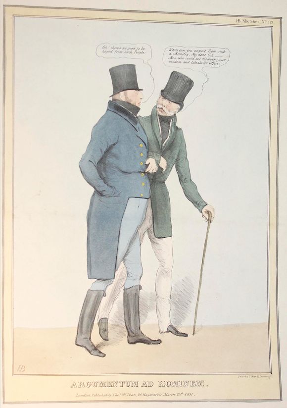 Bonhams : A collection of 29 19th Century political prints To include ...