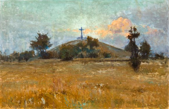 Bonhams : Iwan Trusz (Ukrainian, 1869-1941) Taras Hill