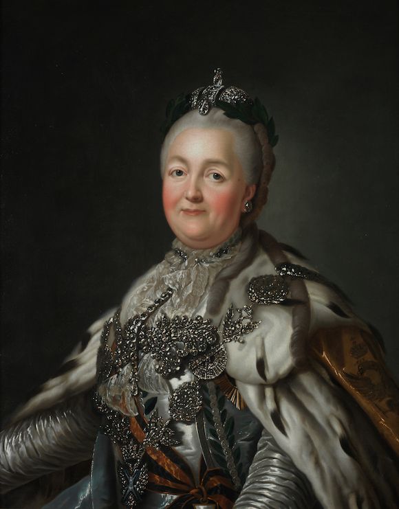 Bonhams : After Alexander Roslin Portrait of Catherine the Great (1762 ...