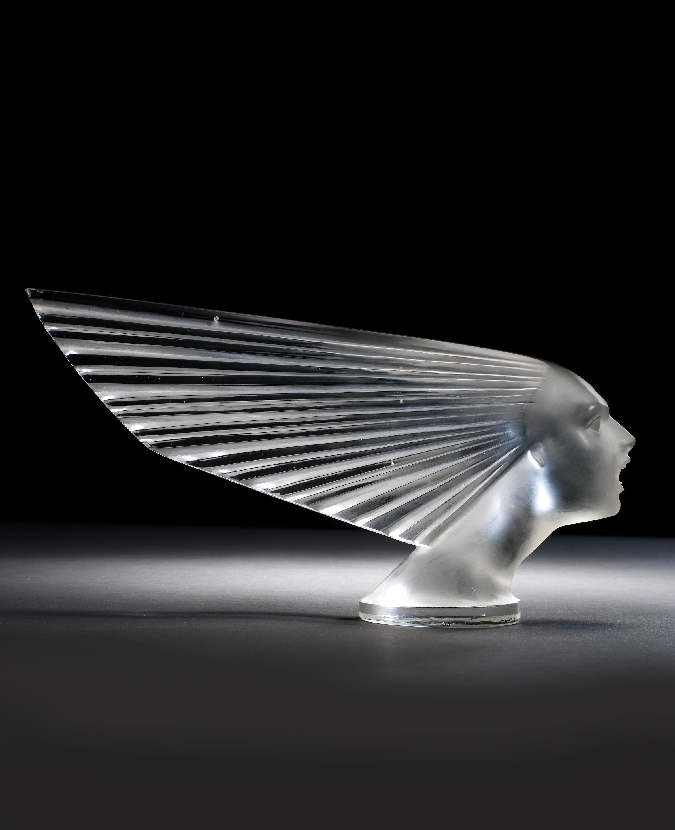Bonhams Cars : A 'Victoire' glass mascot by René Lalique, French, first ...