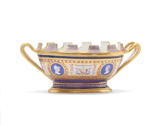 Bonhams : A Vienna glass cooler, late 18th century, the decoration ...