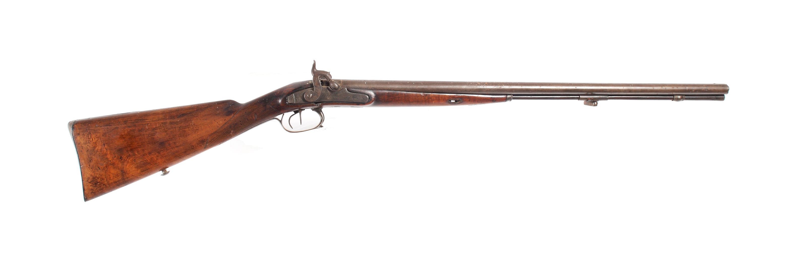 Bonhams : A Continental Double Barrelled Percussion Sporting Gun and a ...