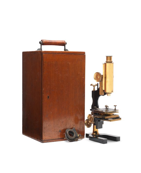 Bonhams : A binocular microscope, by Watson & Sons, London,