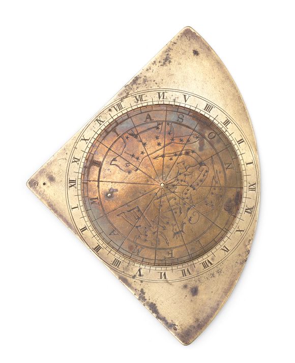 Bonhams : A brass Gunter quadrant, English, late 17th century,