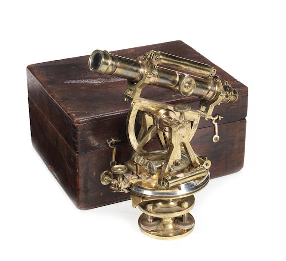 Bonhams A Troughton And Simms Brass Everest Type Theodolite English