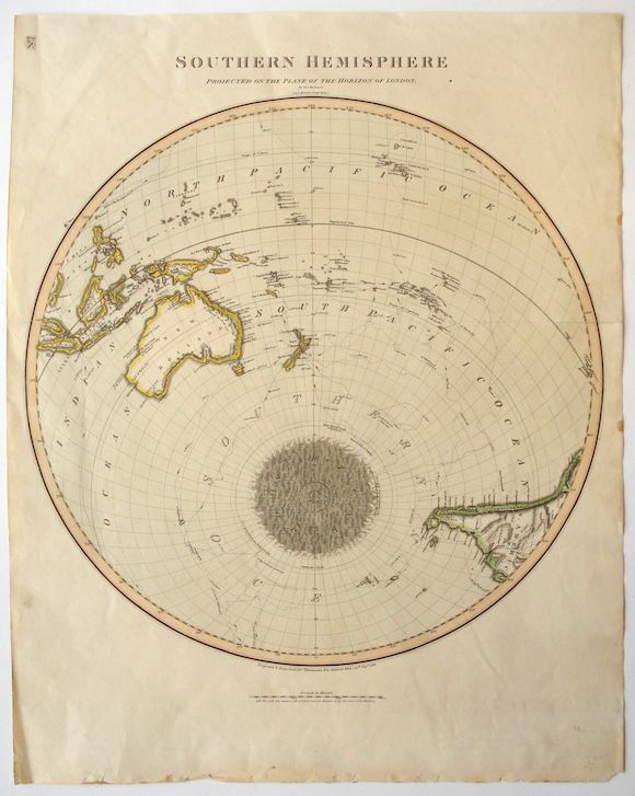Bonhams : AUSTRALIA - HEMISPHERE MAPS. THOMSON (JOHN) Southern ...