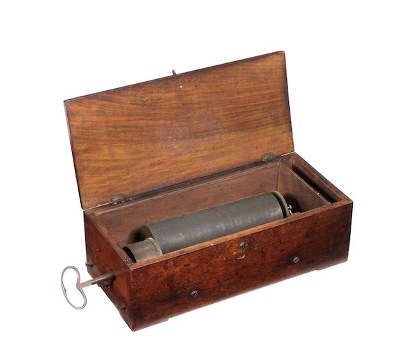 Bonhams : An early key-wind musical box playing three overtures, by ...