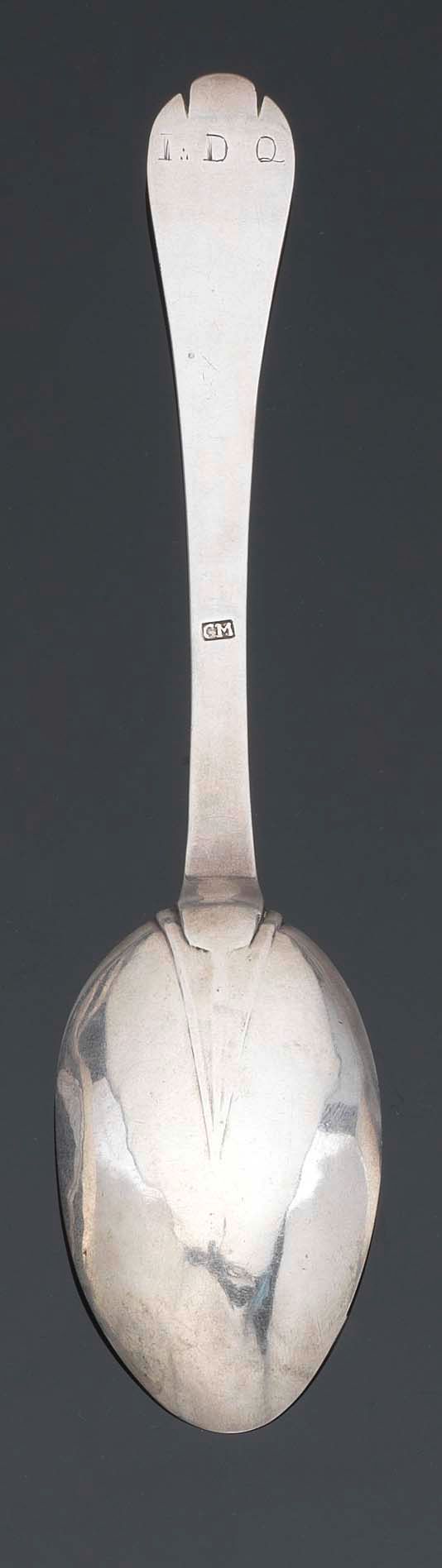 Bonhams : Two silver trefid spoons, the first maker's mark PS struck ...