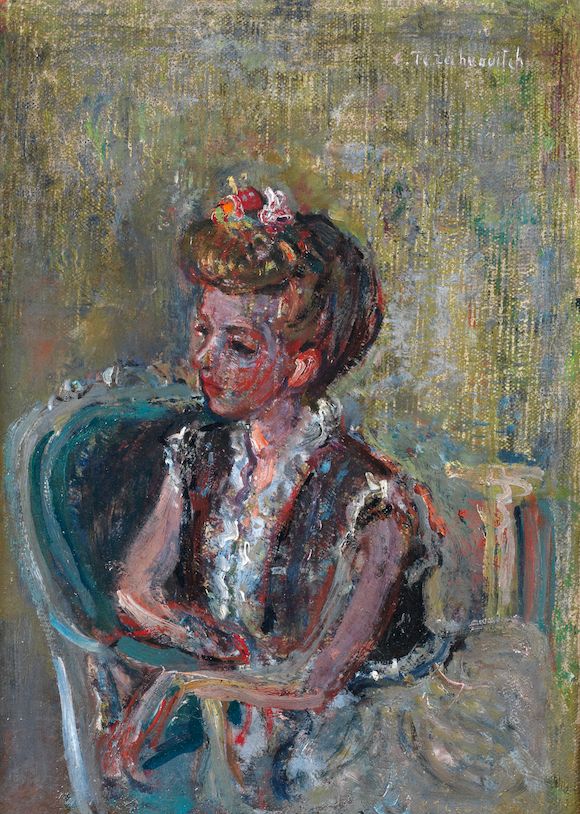 Bonhams : Constantin Terechkovitch (Russian, 1902-1978) Portrait of the ...
