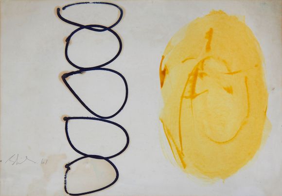 Bonhams : Anthony (Tony) Shiels (British, b.1938) Abstract with circles