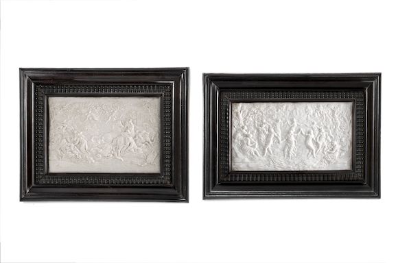 Bonhams : Two Doccia plaques, 19th century